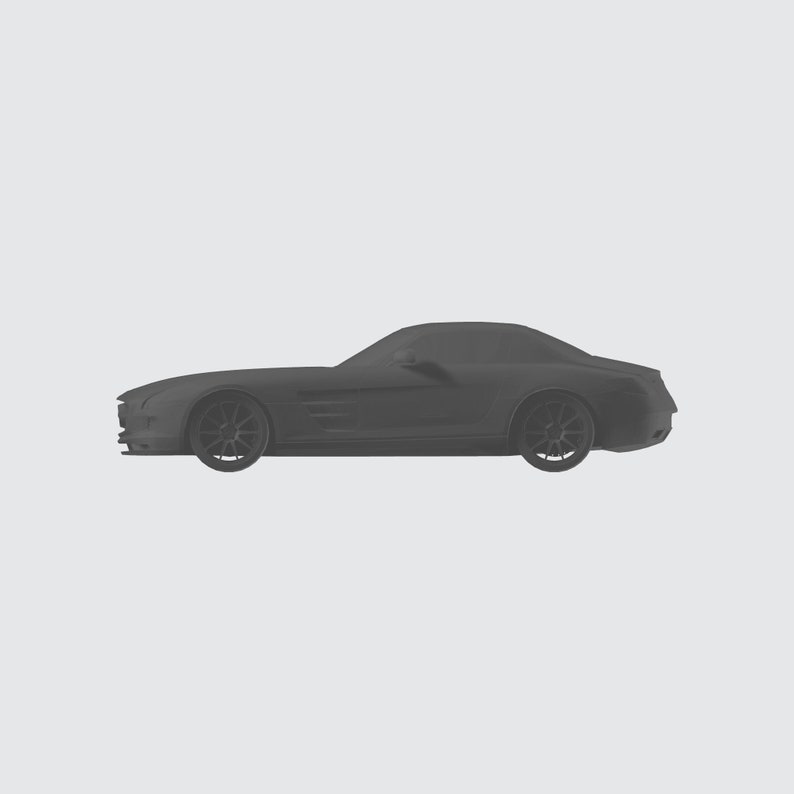 Mercedes SLS AMG 3D Stl File Iconic Cars Stl Super Car 3d Stl - Etsy