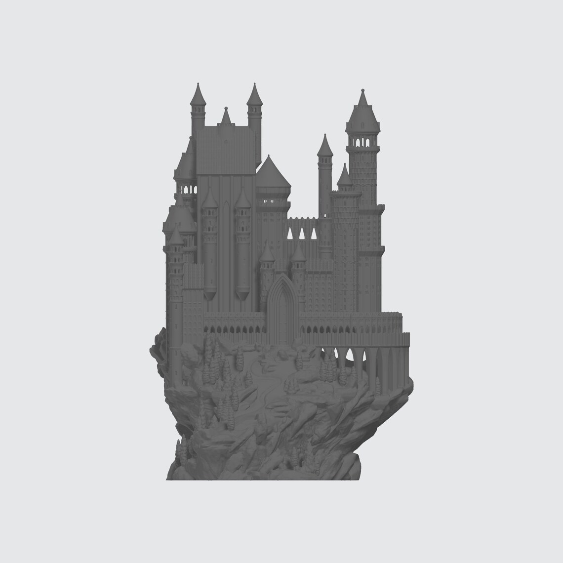 Medieval Castle 3d Stl File Ready to Print Models 3d Models 3d Figure ...
