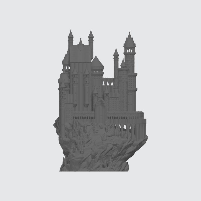 Medieval Castle 3d Stl File Ready to Print Models 3d Models 3d Figure ...