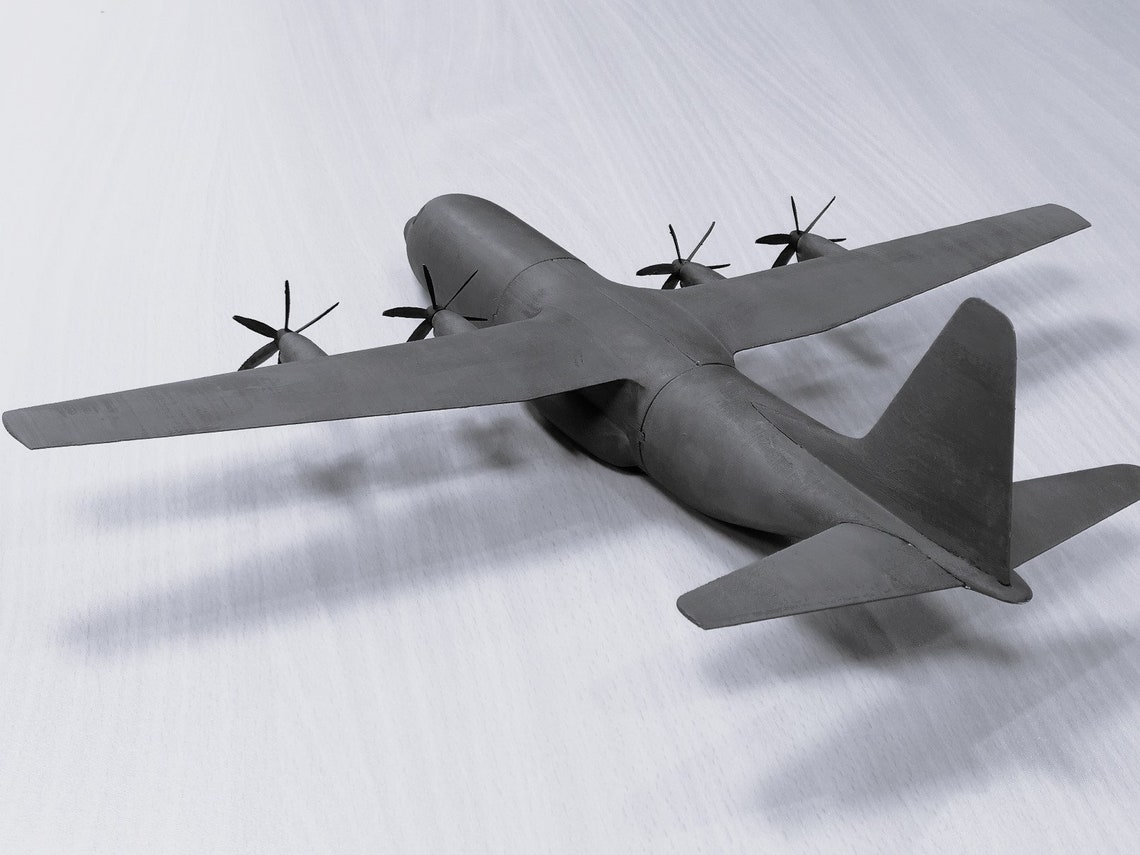 Hercules Cargo Plane 3D Stl File Gilder Stl Super Airplane 3d - Etsy ...