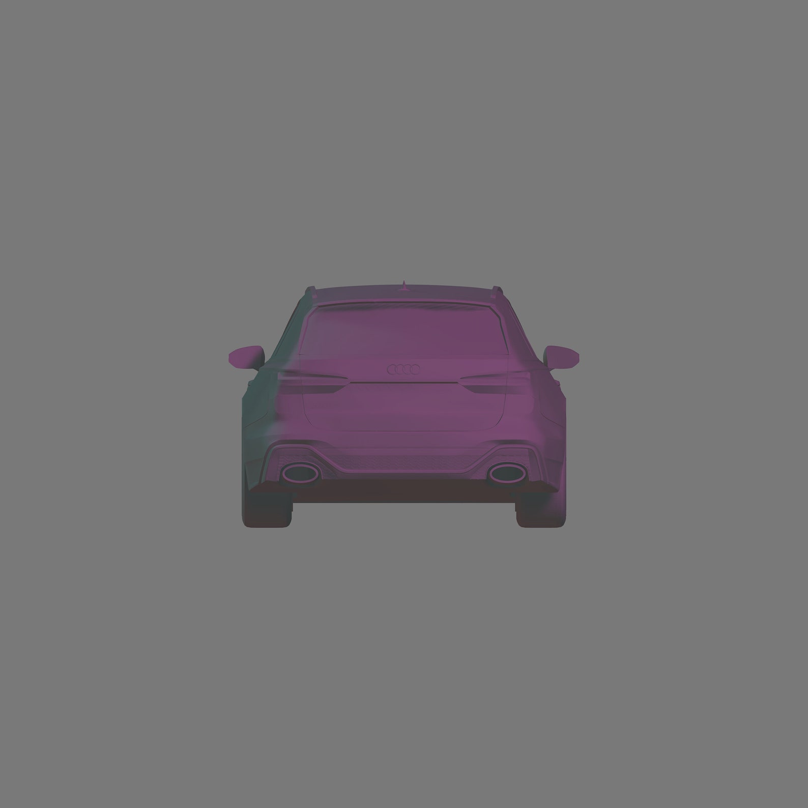 Audi RS6 3D Stl File Iconic Cars Stl Super Car 3d Stl File 3D Ready ...