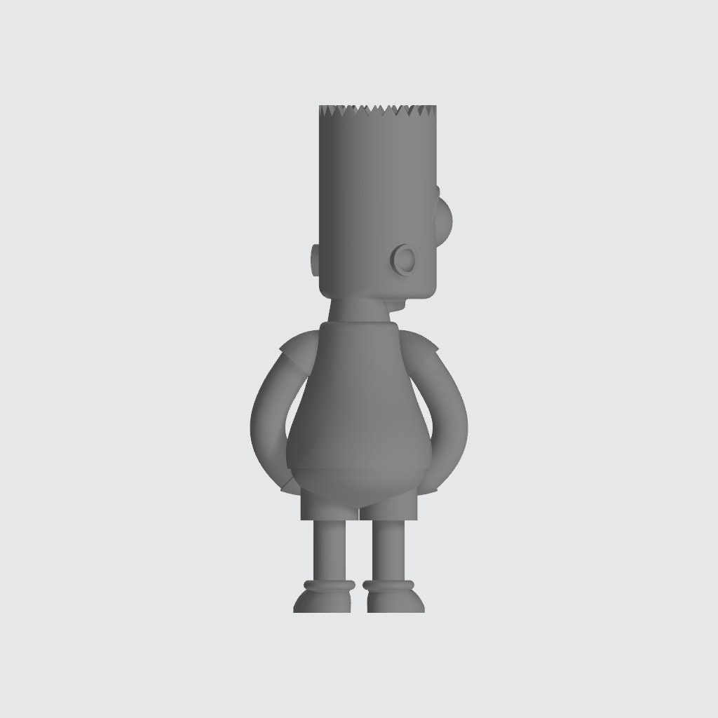 Bart 3d Stl File Simpsons Stl Ready to Print Models 3d Models 3d Figure ...