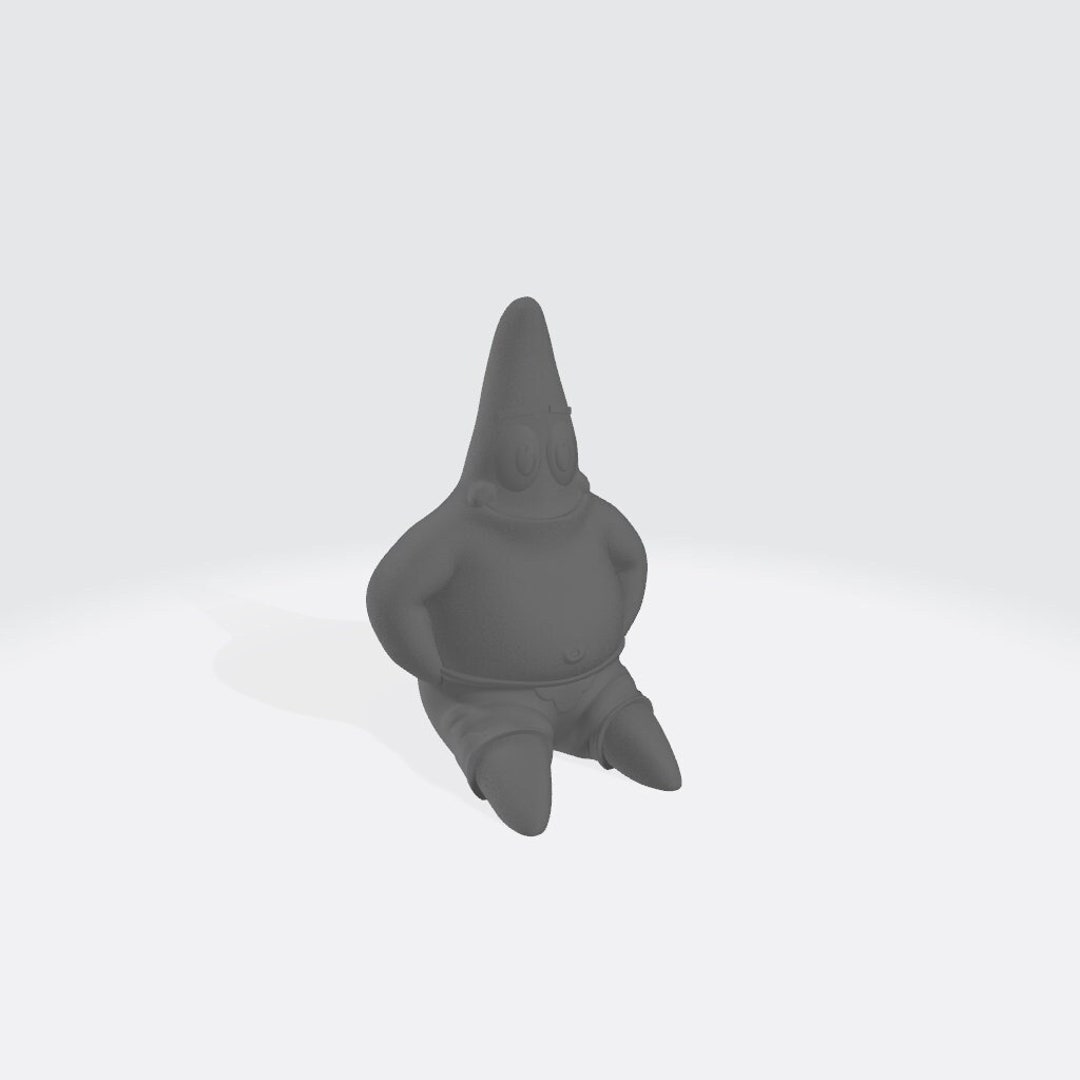 Patrick 3d Stl File Sponge Bob Stl Ready to Print Models 3d Models 3d ...