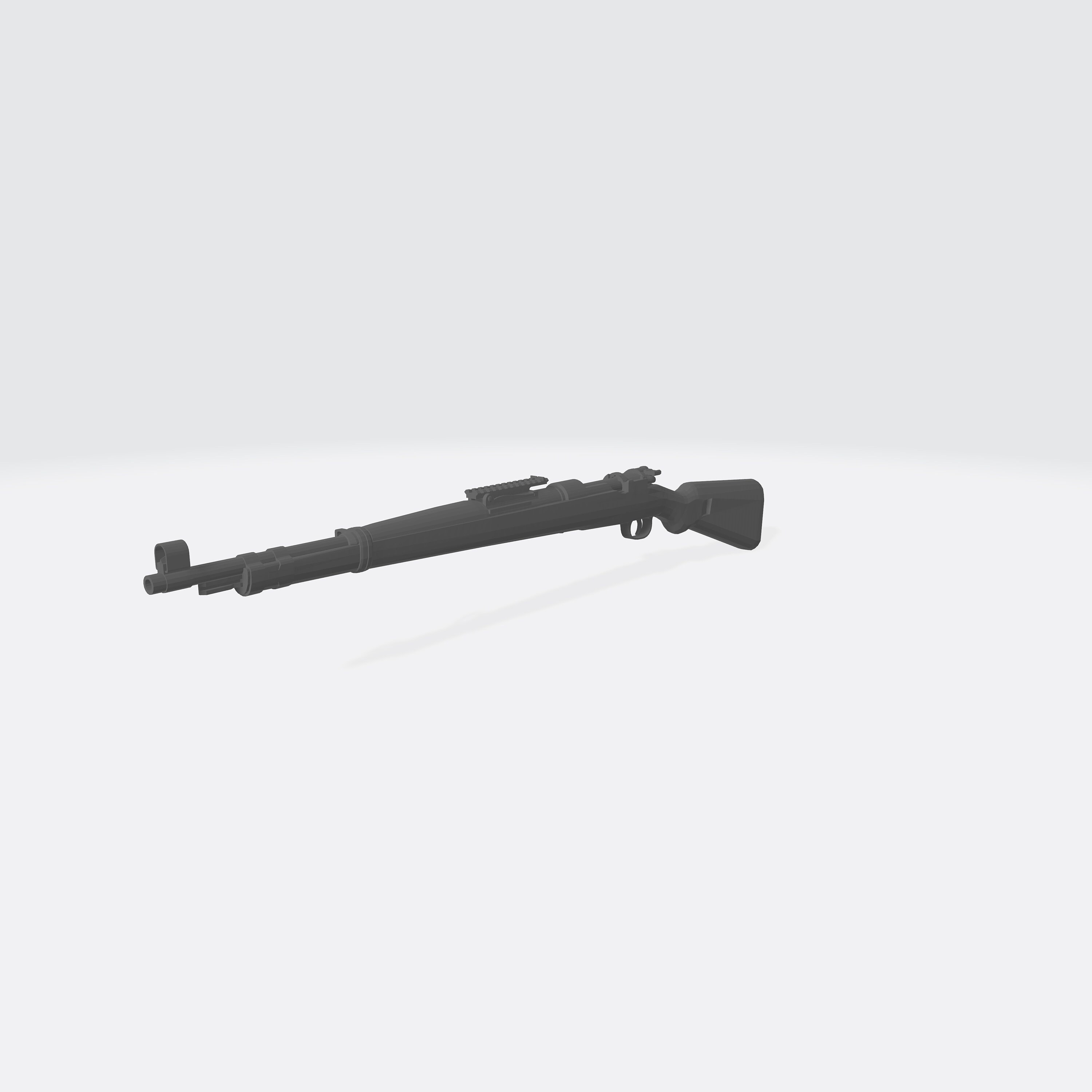 Kar 98 Gun 3D Stl File Iconic Gun Stl Custom Gun 3d Stl File 3D Ready ...