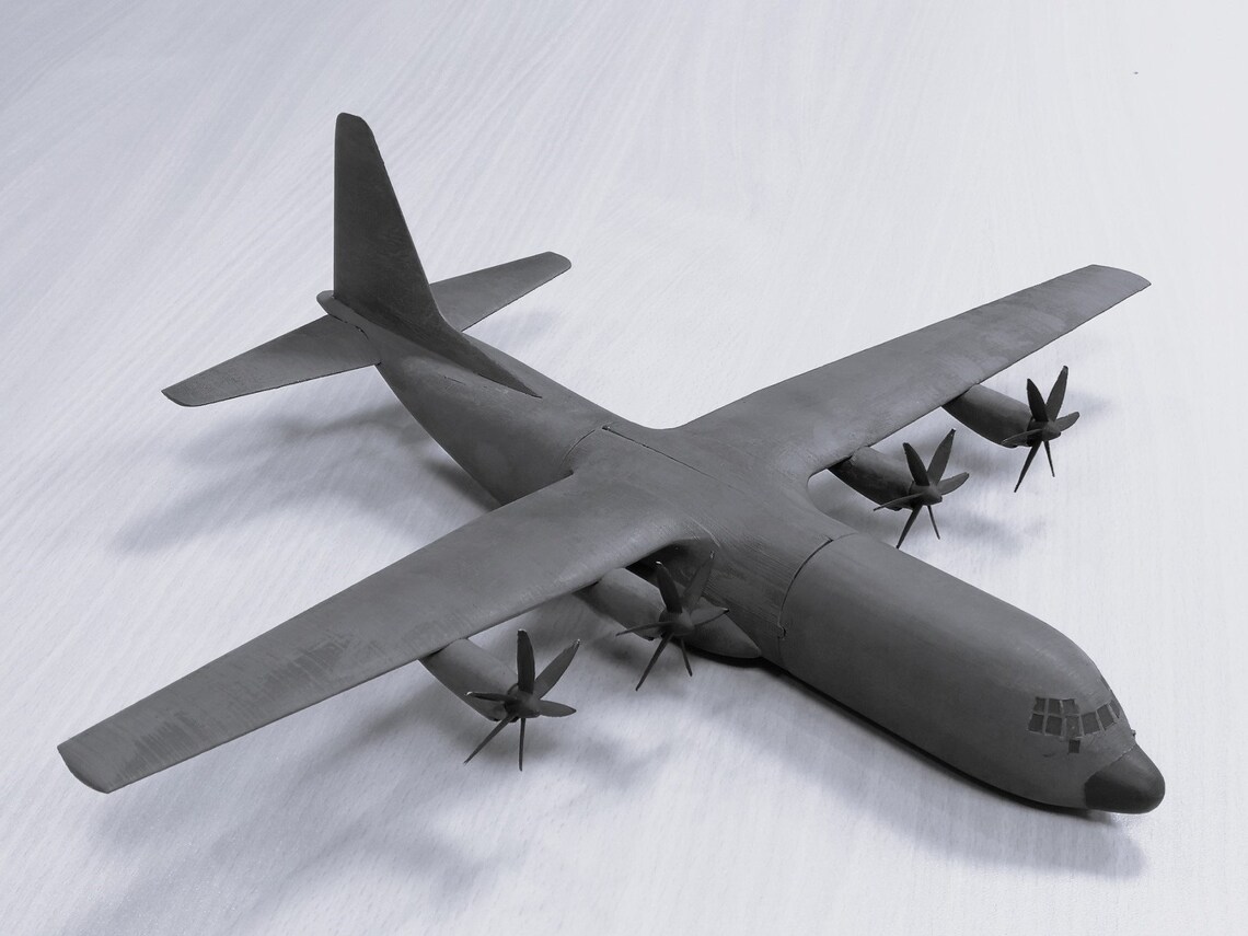 Hercules Cargo Plane 3D Stl File Gilder Stl Super Airplane 3d - Etsy ...