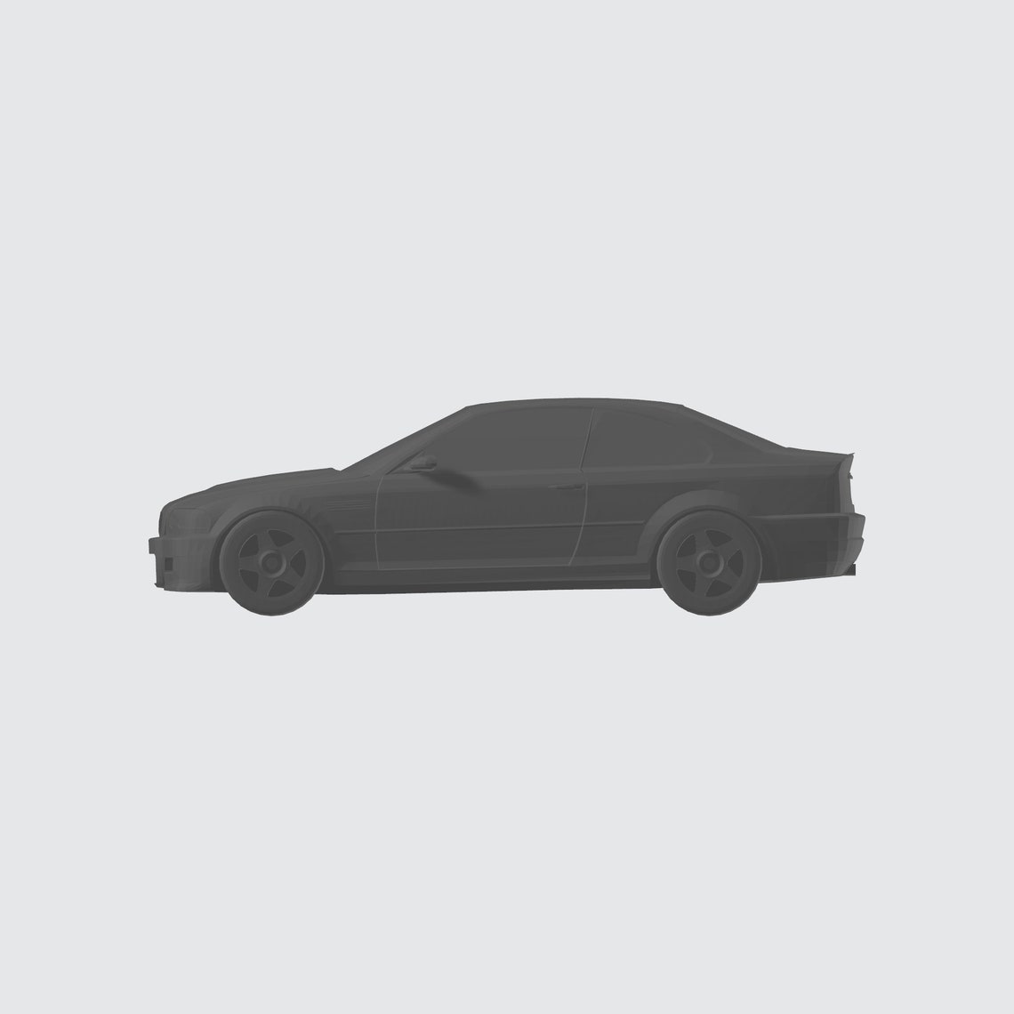 BMW M3 E46 3D Stl File Iconic Cars Stl Super Car 3d Stl File 3D Ready ...