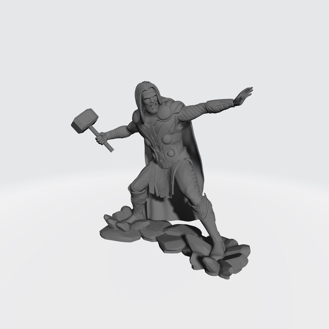 Thor 3d Stl File Super Hero Stl Ready to Print Models 3d Models 3d ...