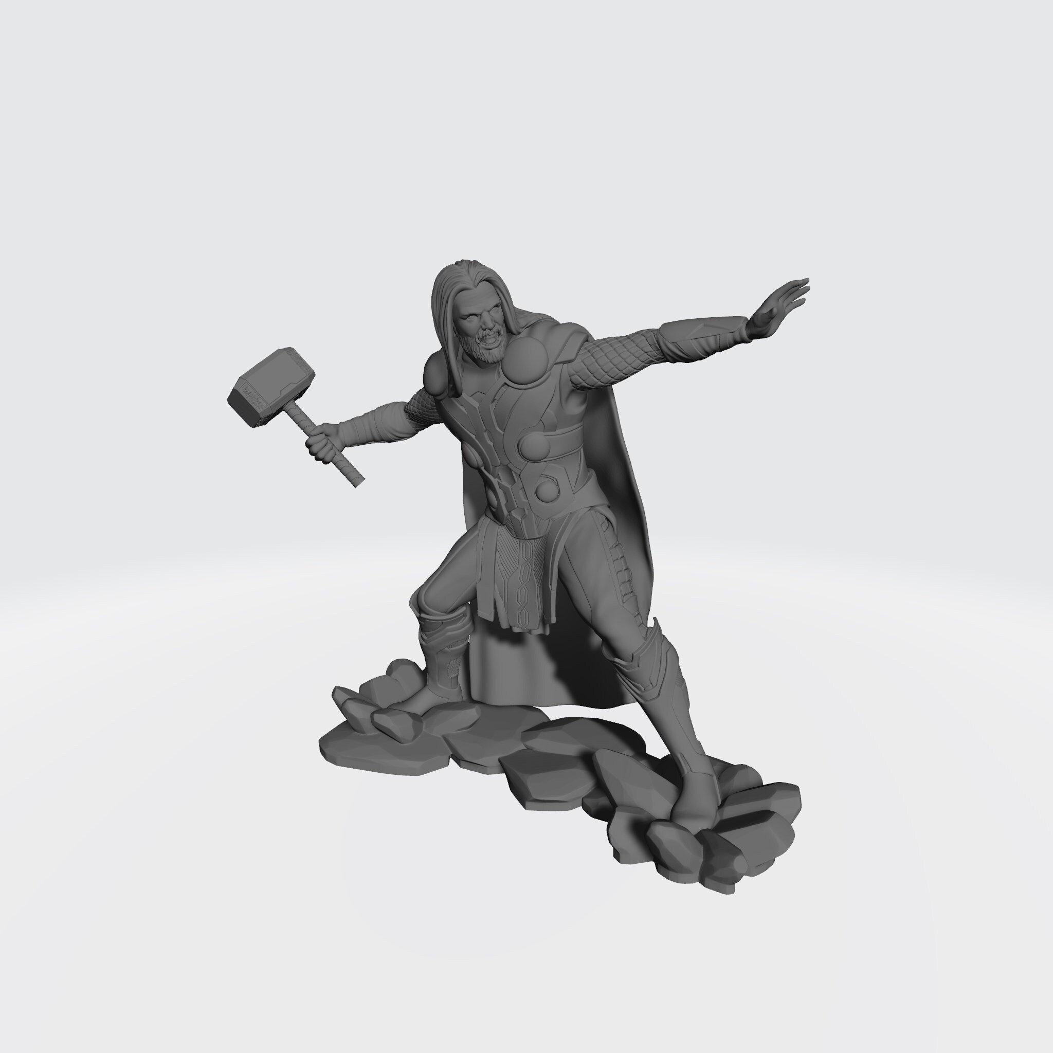Thor 3d Stl File Super Hero Stl Ready to Print Models 3d Models 3d ...