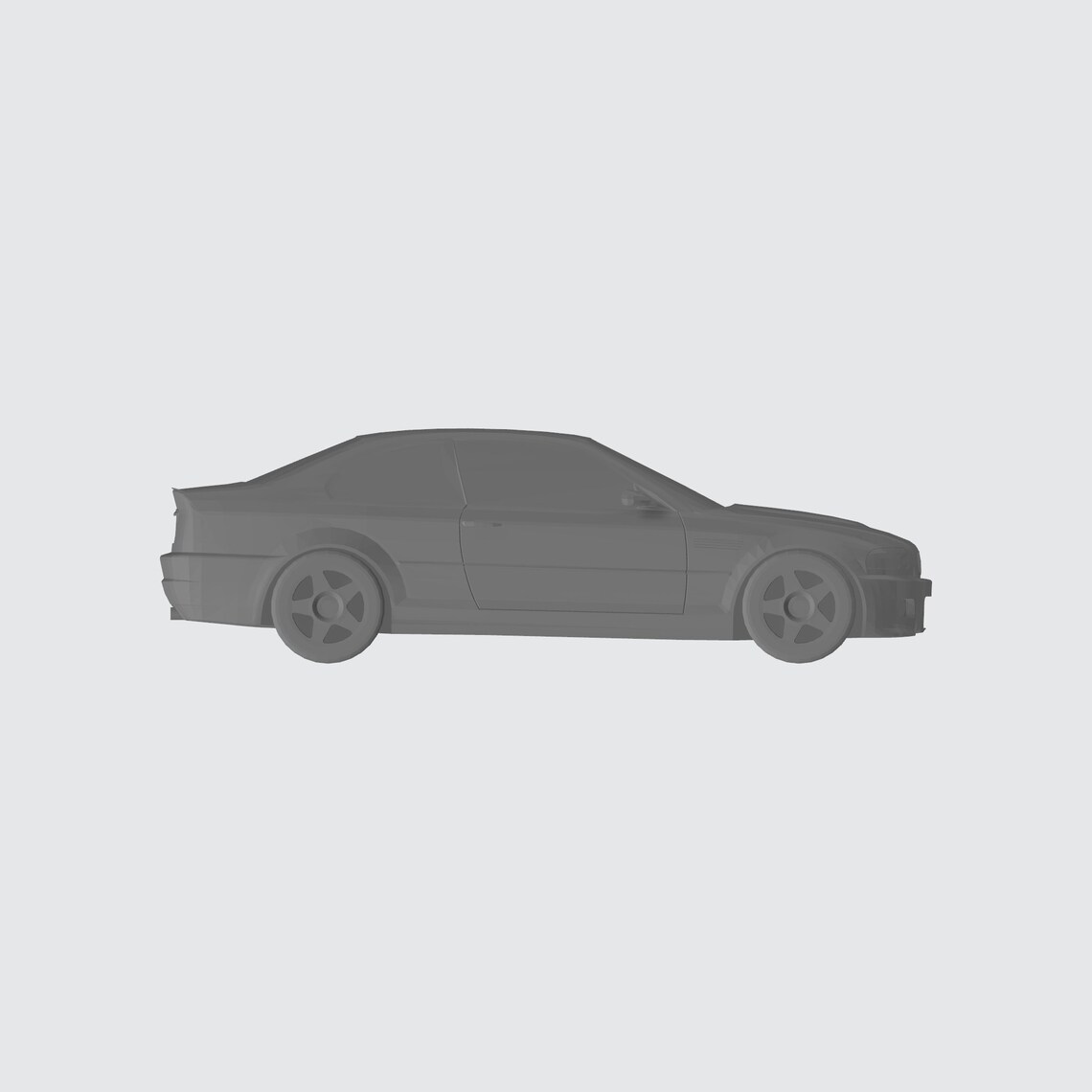 BMW M3 E46 3D Stl File Iconic Cars Stl Super Car 3d Stl File 3D Ready ...