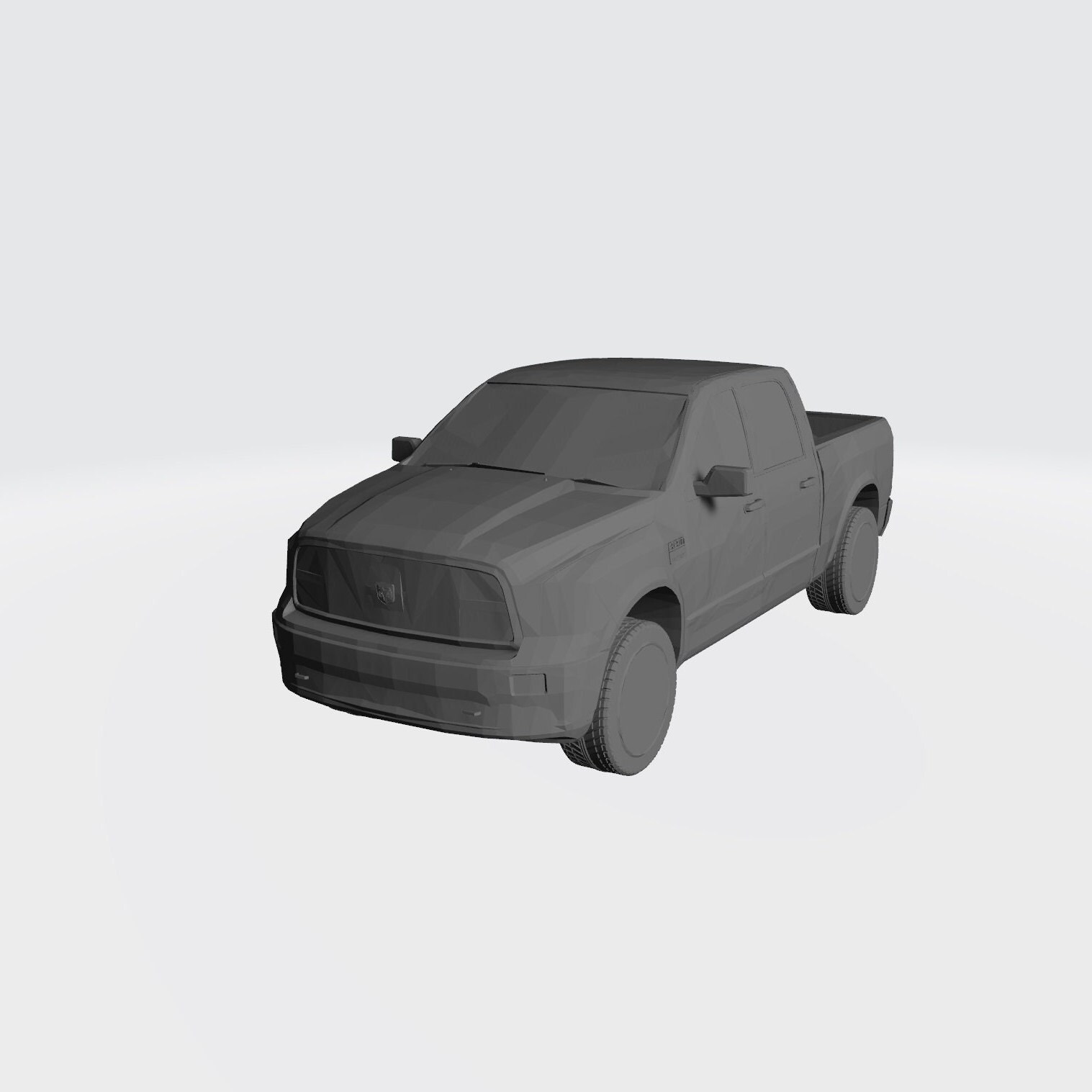 Dodge Ram 3D Stl File Doge Ram Stl File Car 3d Stl File 3D Ready Model ...