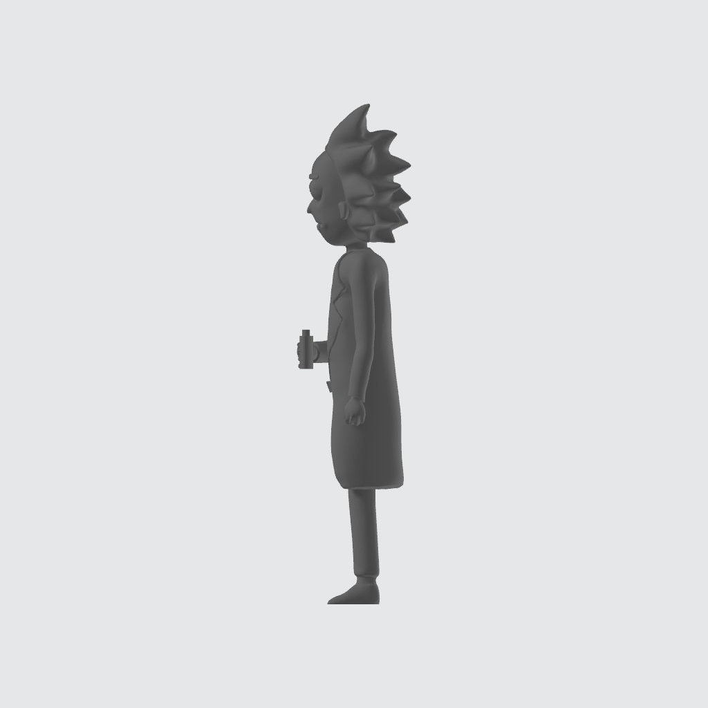 Rick 3d Stl File Rick and Morty Stl Ready to Print Models 3d Models 3d ...