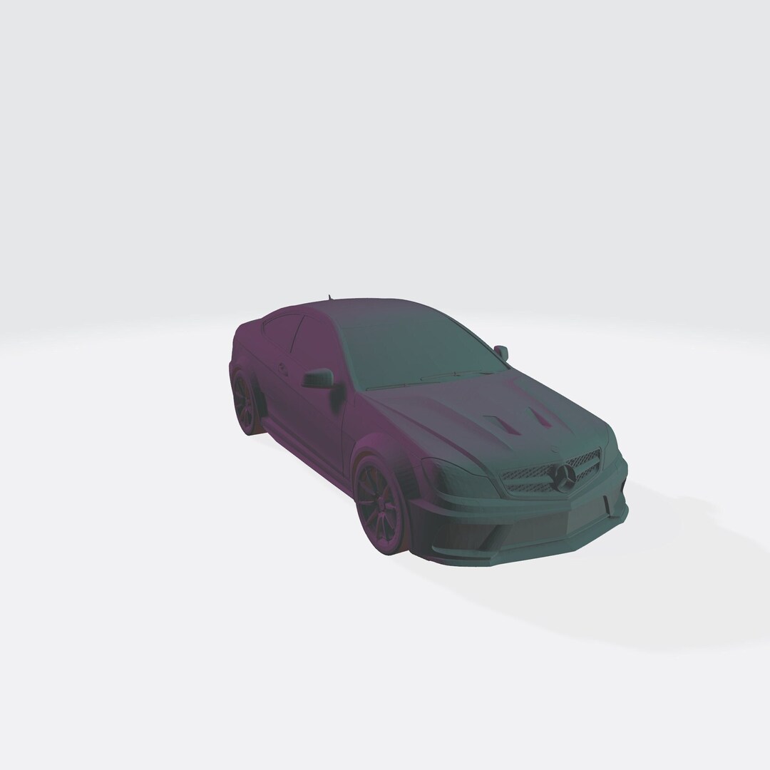 Mercedes C63 AMG 3D Stl File Iconic Cars Stl Super Car 3d Stl File 3D ...
