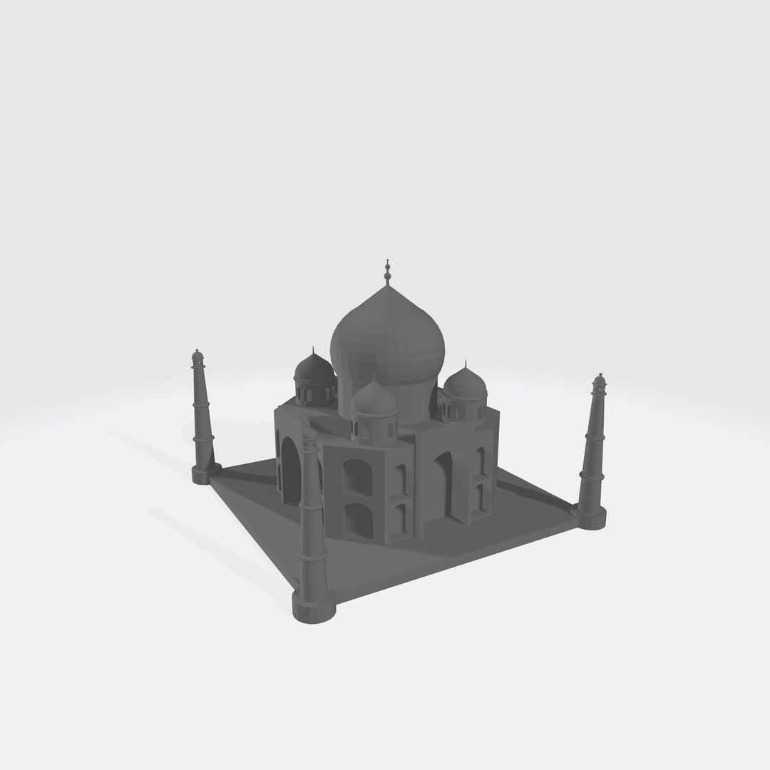 Taj Mahal 3d Stl File Ready to Print Models 3d Models 3d Figure Stl File 3d Stl - Etsy Australia