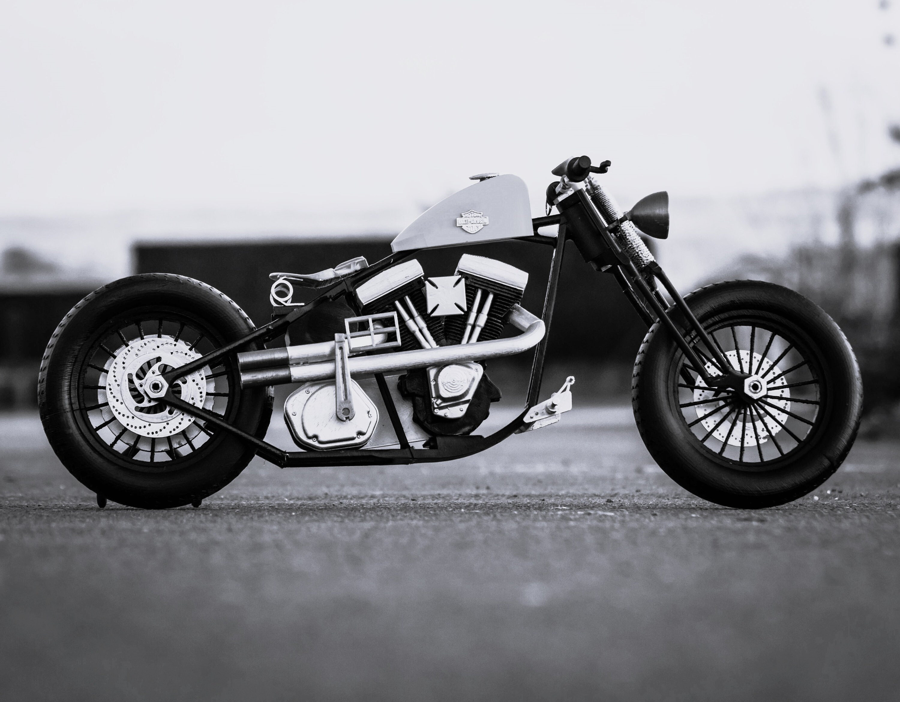 Harley Davidson Motorcycle 3D Stl File Iconic Cars Stl Harley Custom ...