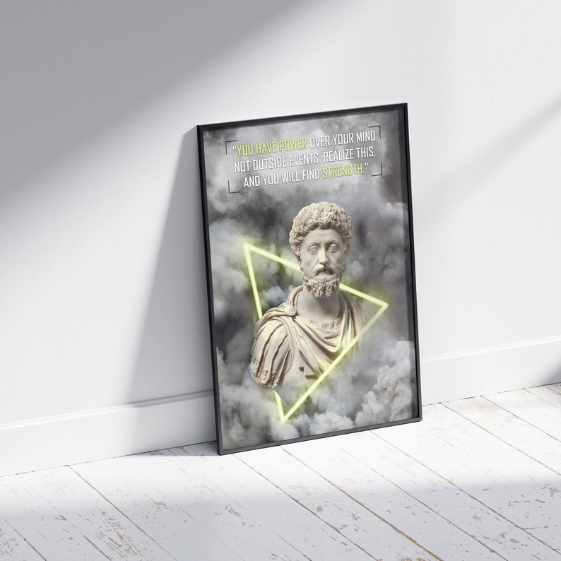 Stoicism Quote Poster Stoicism Quotes Stoicism Quote Print Gift Bundle ...