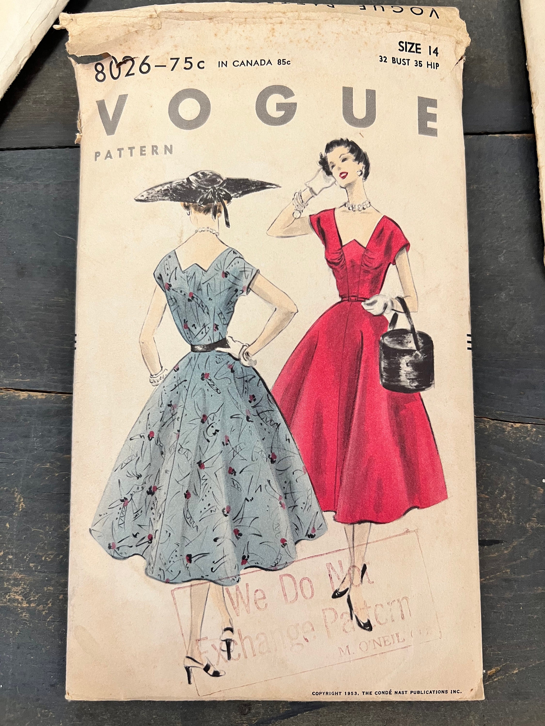Vintage Vogue Patterns 1950s-1970s - Etsy