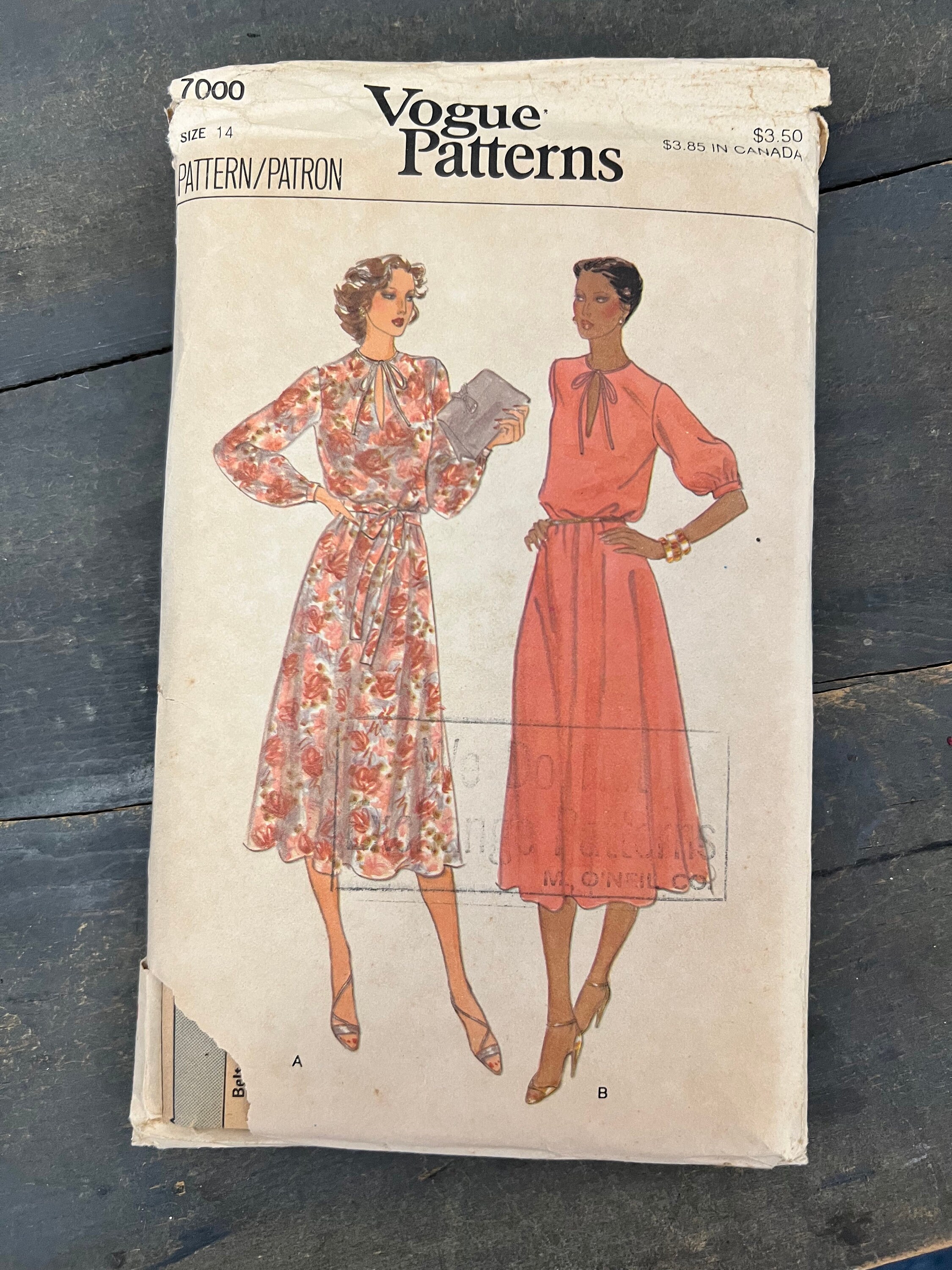 Vintage Vogue Patterns 1950s-1970s - Etsy