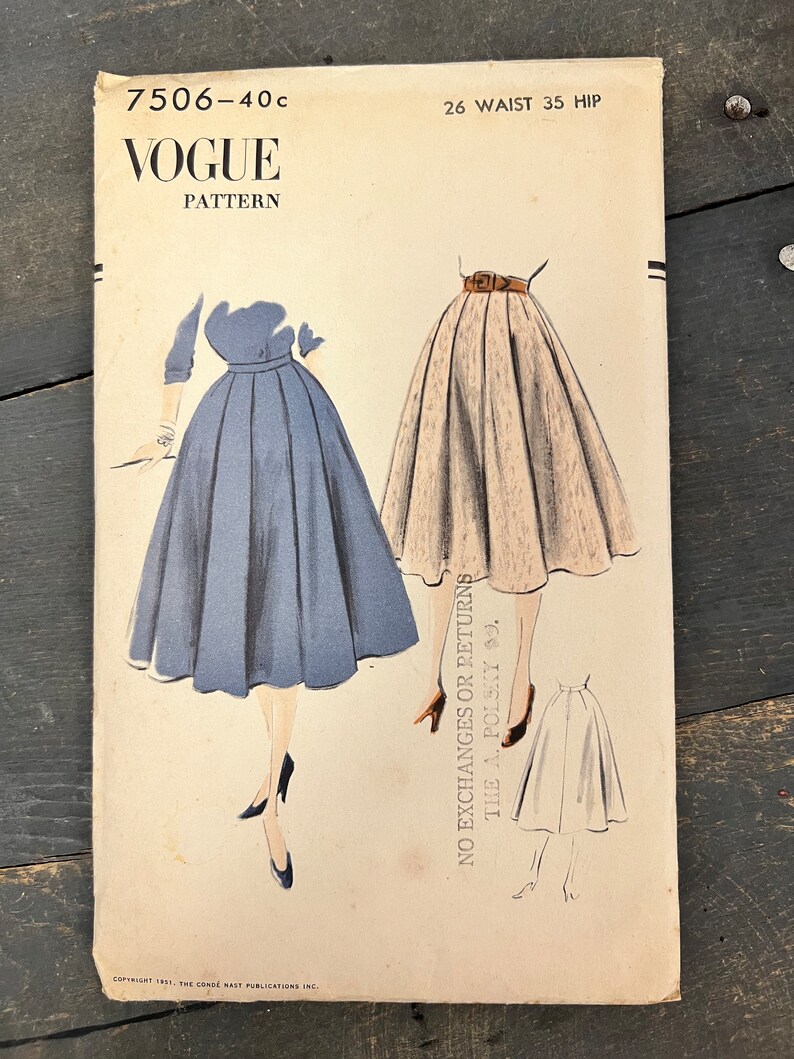 Vintage Vogue Patterns 1950s-1970s - Etsy