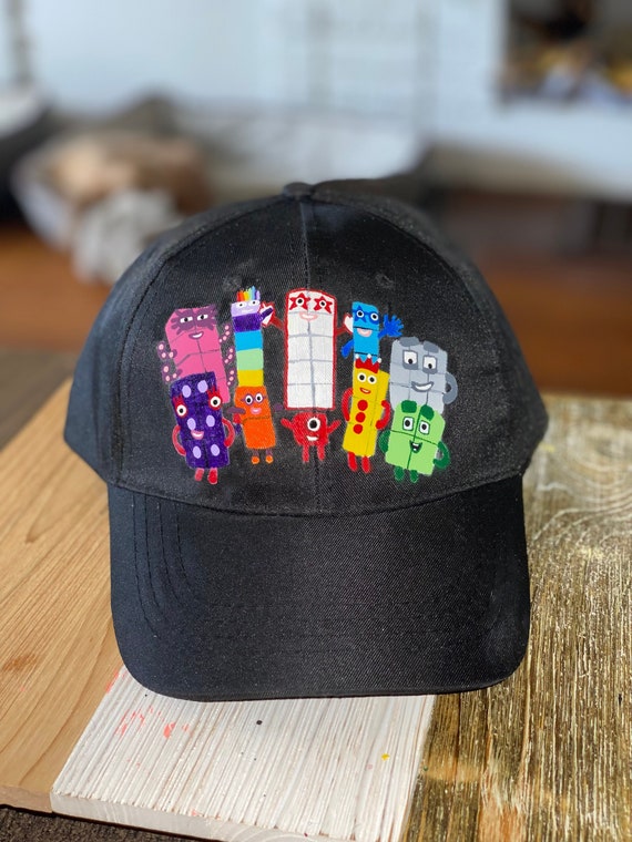 Numberblock Kid Hat Handpainted Custom Order. - Etsy