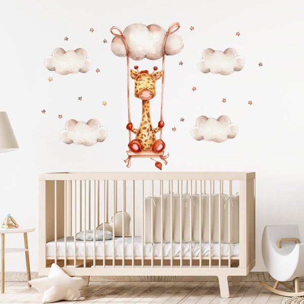 Giraffe Wall Decals - Etsy