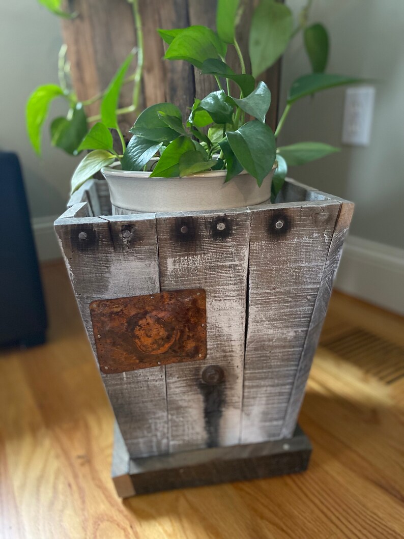 Rustic Reclaimed Antique Planter - Etsy