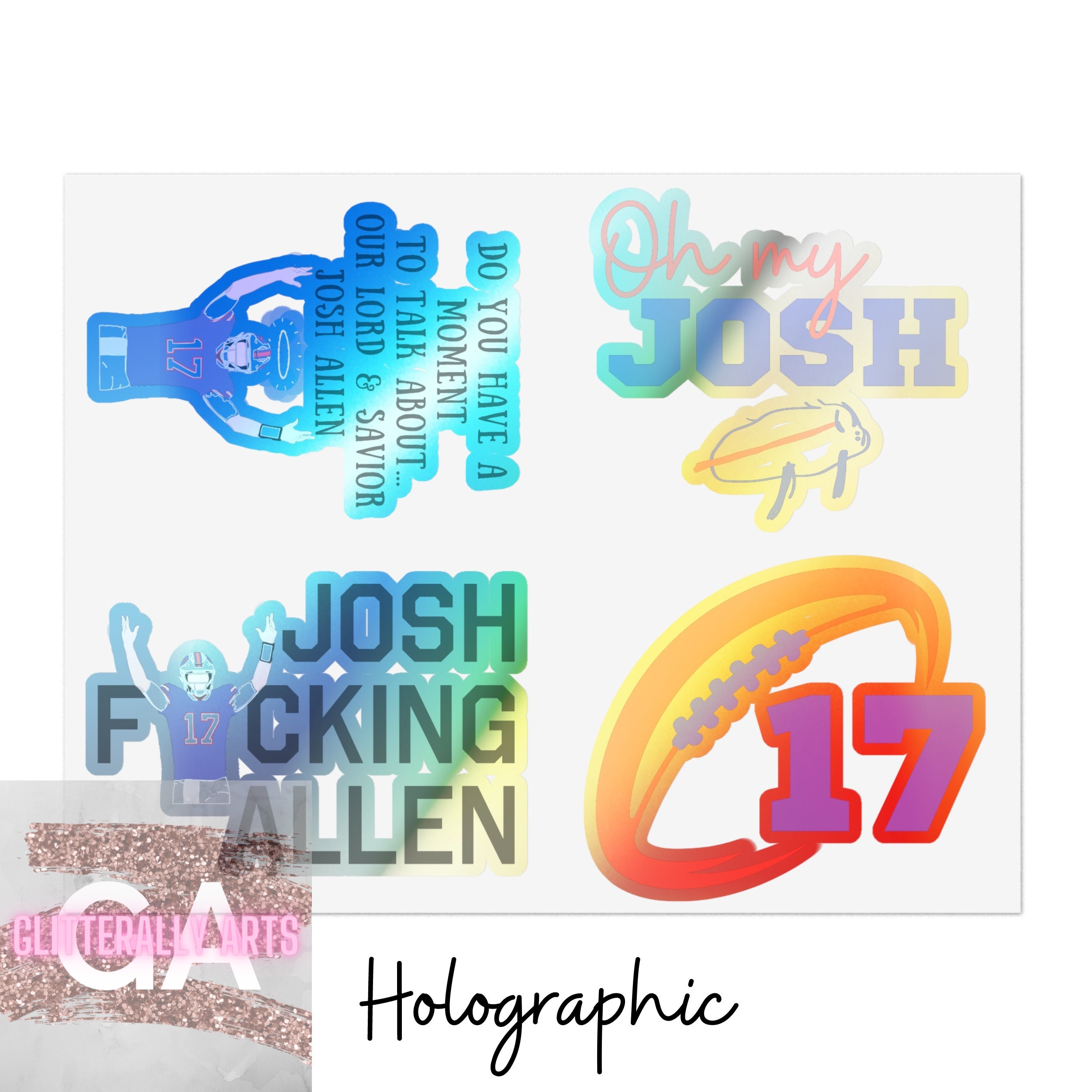 Josh Allen Stickers Buffalo Football Gift sticker Sheet - Etsy