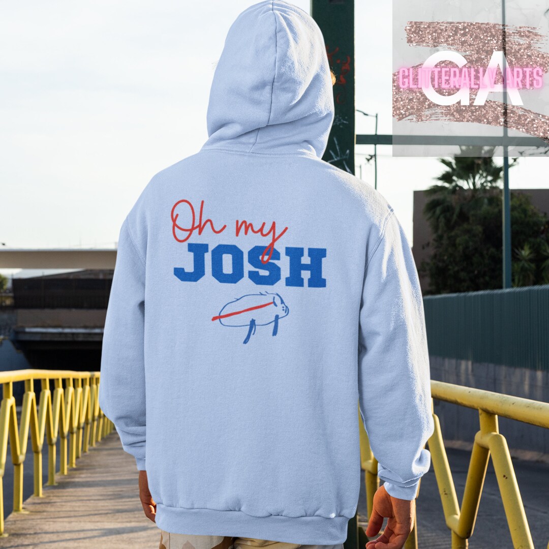 Oh My Josh || Buffalo Football Apparel Hoodie || Unisex Heavy Blend ...