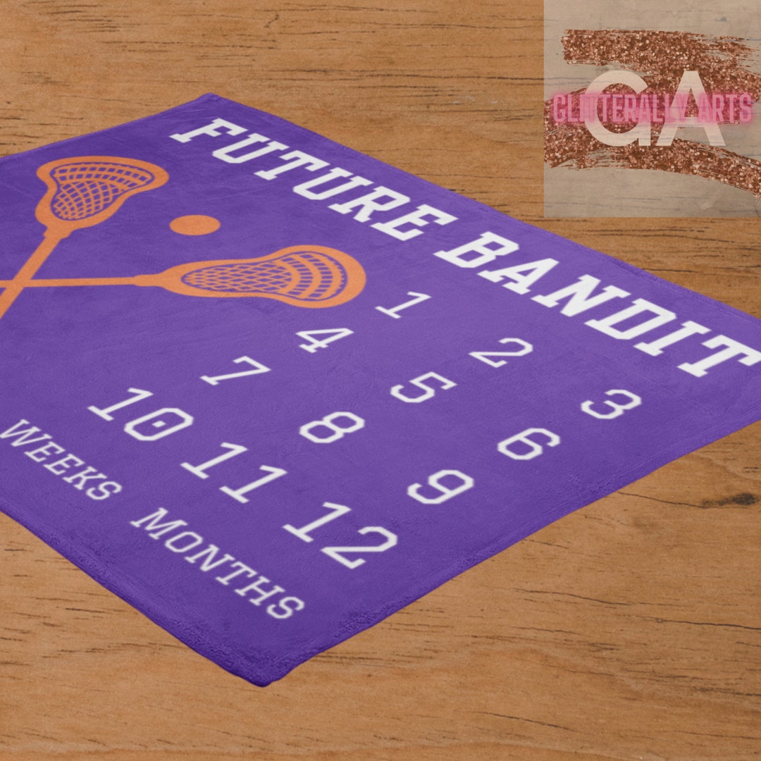 Future Bandit - Purple Milestone || Buffalo Baby Gift || Velveteen ...