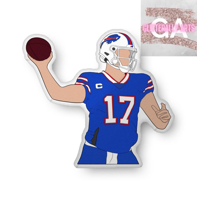 Josh Allen Throw Pillow - Etsy