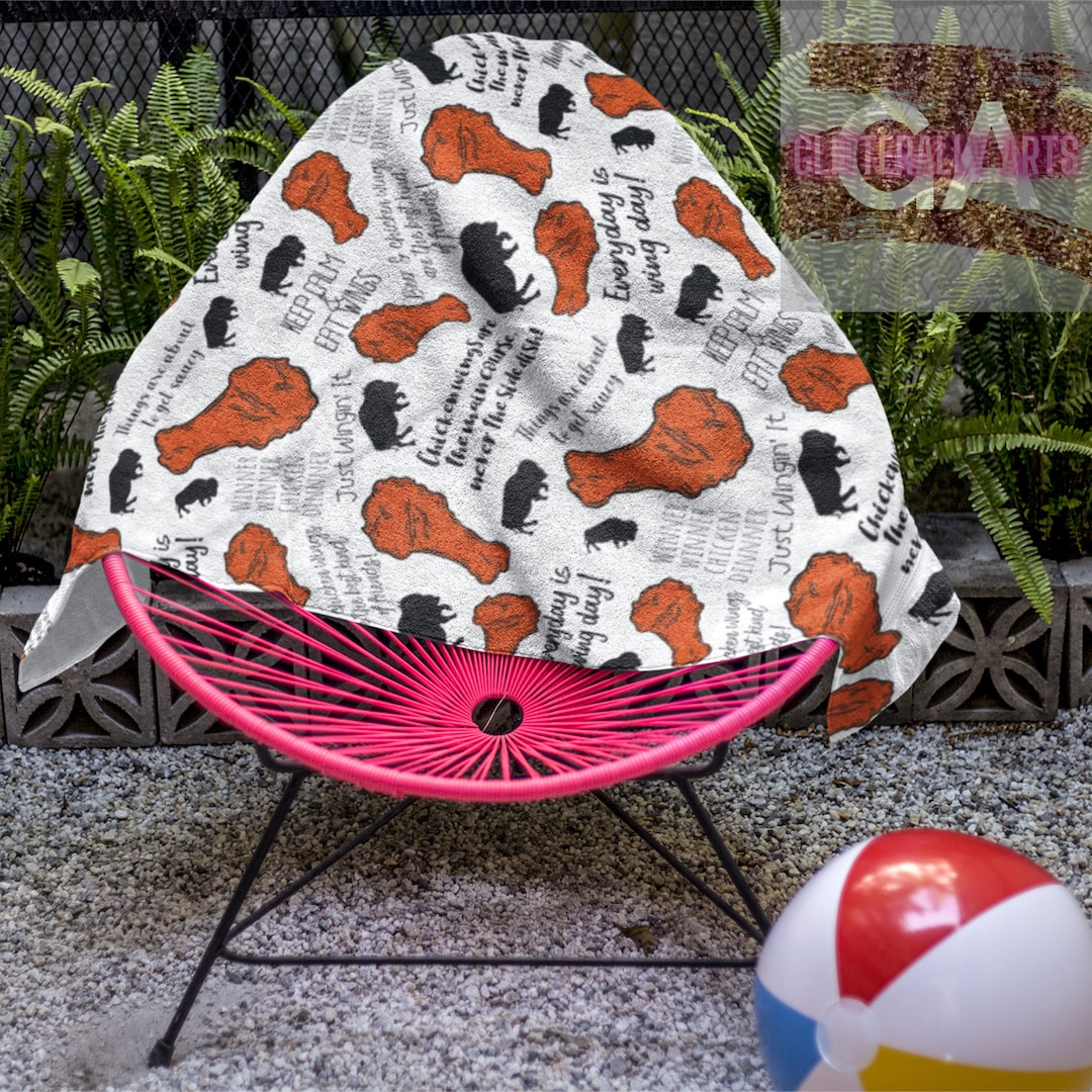 Chicken Wing Quotes || Buffalo NY || Beach Towel - Etsy