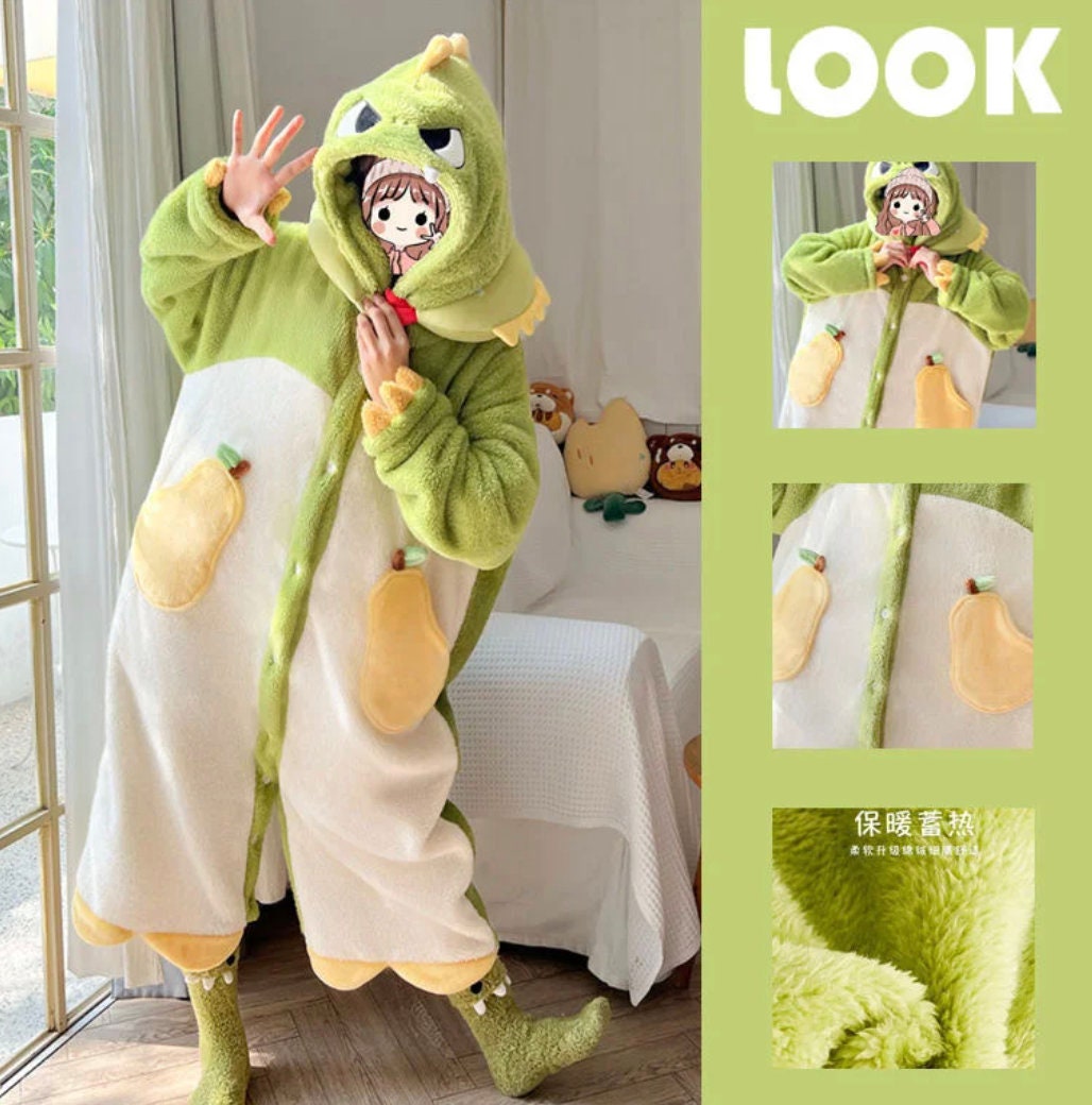 Sweet Animal Pjs, Cozy Creature Sleepwear, Cute Cartoon Nightclothes ...