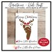 Little Reindeer - Footprint - Merry Christmas - Handprint Art ...