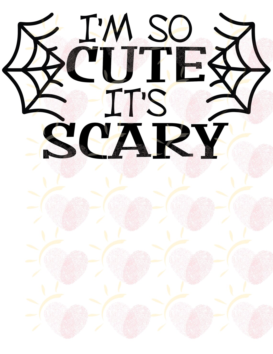 I'm so Cute It's Scary Spider Halloween - Etsy