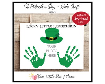 Leprechaun Trap Kit Printable, St Patricks Day Activities for Kids ...