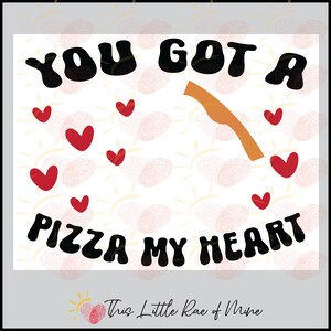 Pizza My Heart - Pizza Valentine - Valentine's Day - Printable ...