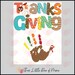 Thanksgiving Turkey Handprint Art Keepsake Printable for Kids DIY Craft ...