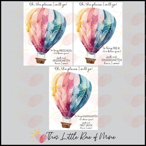 Oh the Places I Will Go - Balloon - Preschool Prek Kindergarten ...