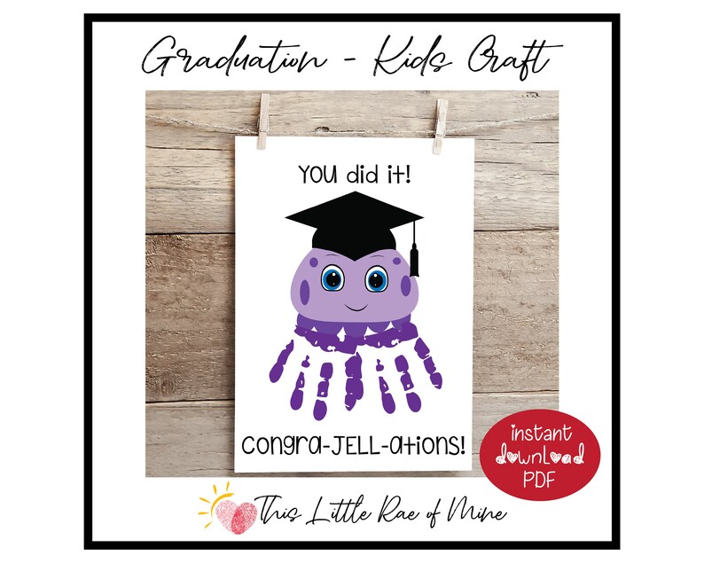 Congratulations - Jelly Fish - End of School - Graduation Day - Prek ...