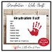 Graduation Day Preschool Prek Kindergarten Keepsake Sign Handprint Art ...