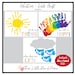 You Are My Sunshine - Sun - Rainbow - Rain Cloud - Handprint Art ...