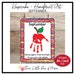 September Apple Handprint Art Keepsake Printable DIY Kid Craft School ...