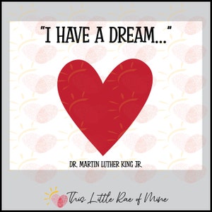 I Have a Dream - MLK Day - Martin Luther King Jr - Handprint Art ...