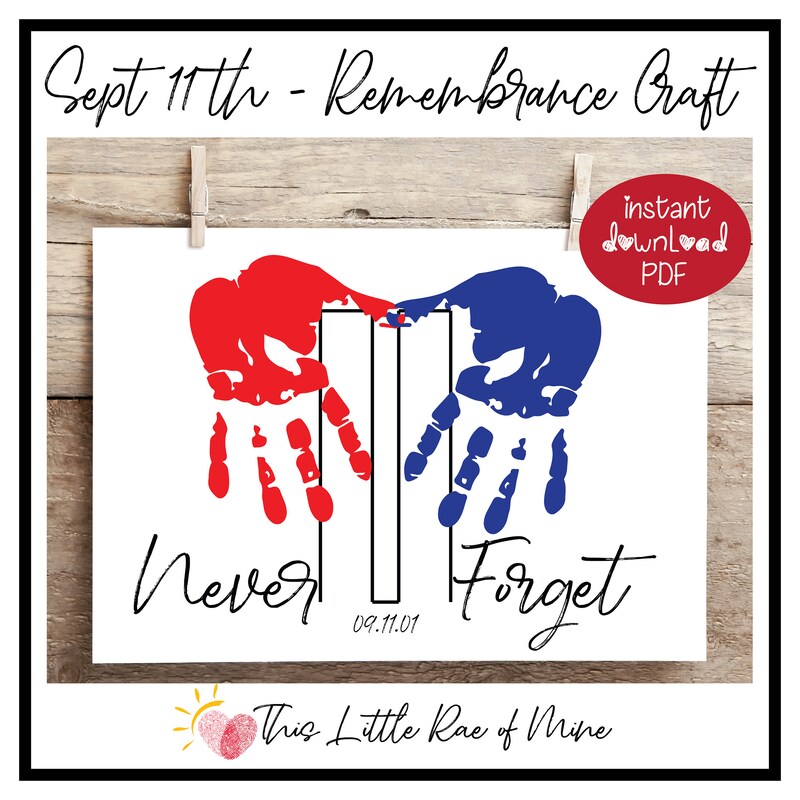 9 11 Hand Print - Etsy