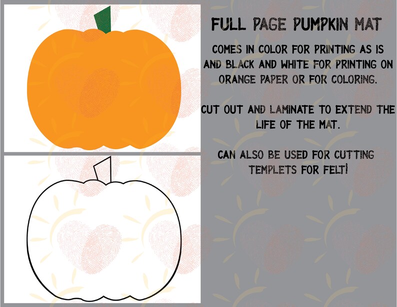 Jack-o-lantern Face Making Pumpkin Matching Game Halloween - Etsy