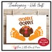 Gobble - Turkey Feet - Footprint - Thanksgiving - Handprint Art ...
