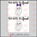 Too Cute to Spook Ghost Boy Girl Halloween October Handprint Art ...