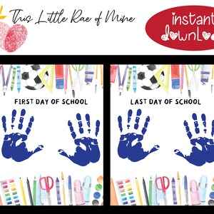 First Day of School Back to School Preschool Prek Kindergarten Keepsake ...