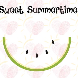 Sweet Summertime Watermelon Summer Handprint Art - Etsy