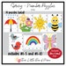 Spring Number Sequence Puzzle Printable Number Activity Math for ...