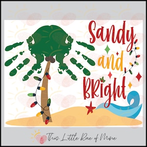 Sandy and Bright - Tropical Christmas in July - Palm Tree - Printable ...